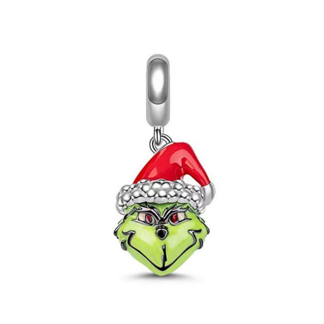 The Grinch Christmas Charm , Silver 925 Charm for Bracelet, Fit for ...