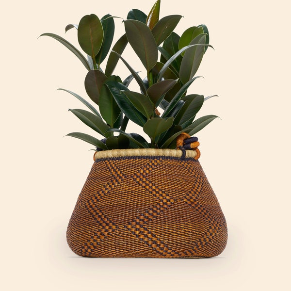 Woven Plant Pot - Etsy
