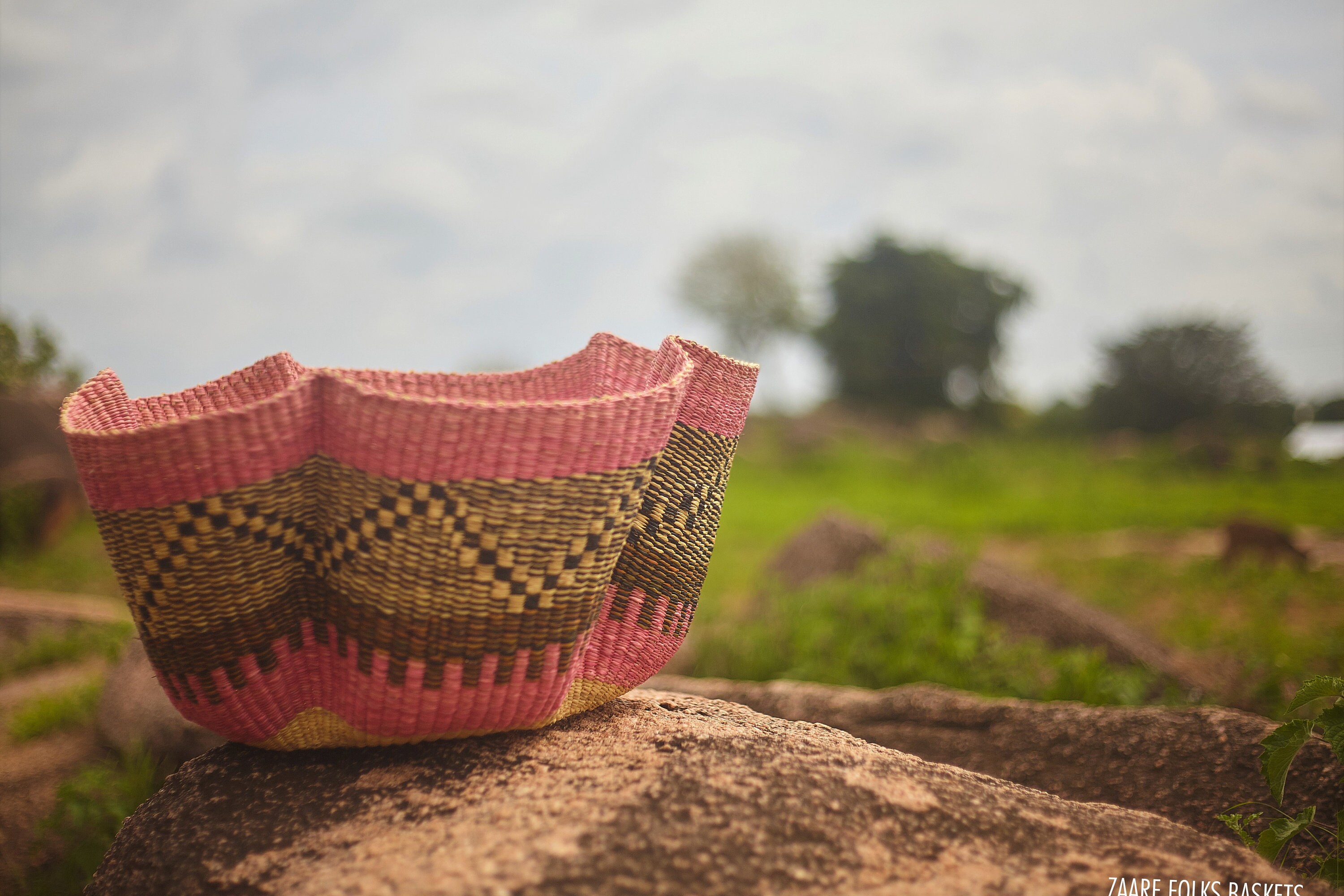 Wave Basketart Basket Decor Basket Bolga Basket Flower - Etsy