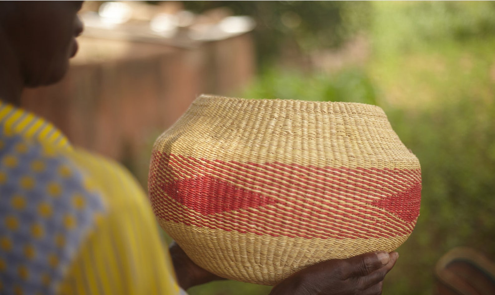 Home Decor Woven Art Basket Wave Basket Decor Basket - Etsy