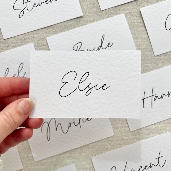 Flat Place Cards - Etsy UK