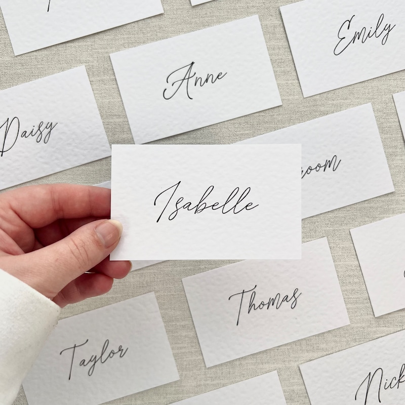 Flat Place Cards - Etsy UK