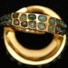 22k Plated Jade Hoop Weights - Etsy