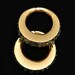 22k Plated Jade Hoop Weights - Etsy