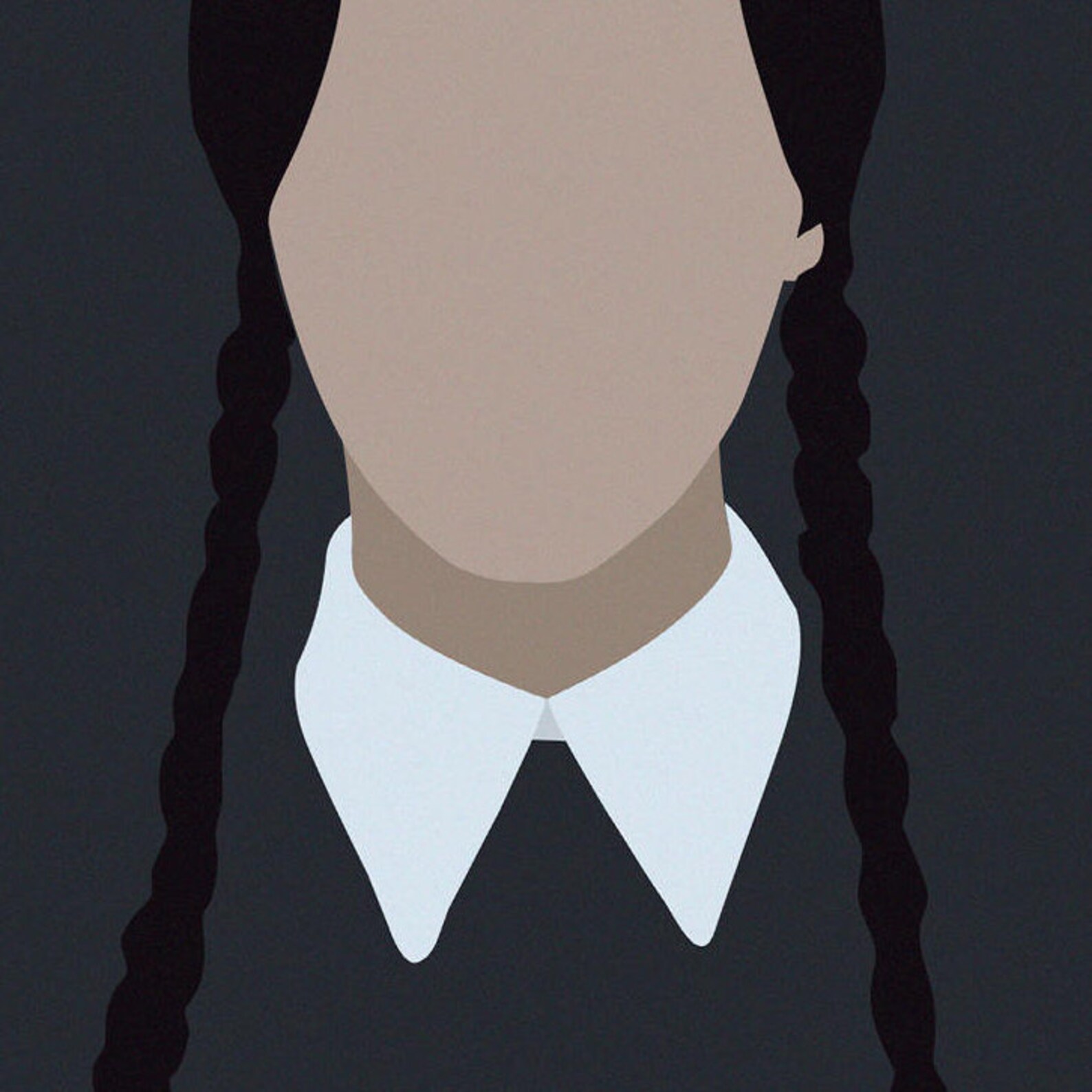 Wednesday Addams Poster the Addams Family Print TV and Movie - Etsy