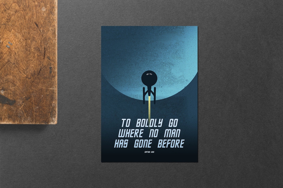 Star Trek Poster, Movie Quote Print - Etsy
