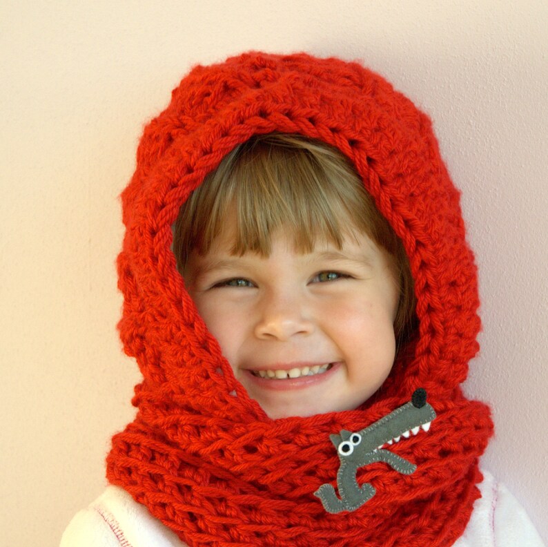 Basic Hooded Cowl Crochet Pattern for Baby Toddler Child - Etsy