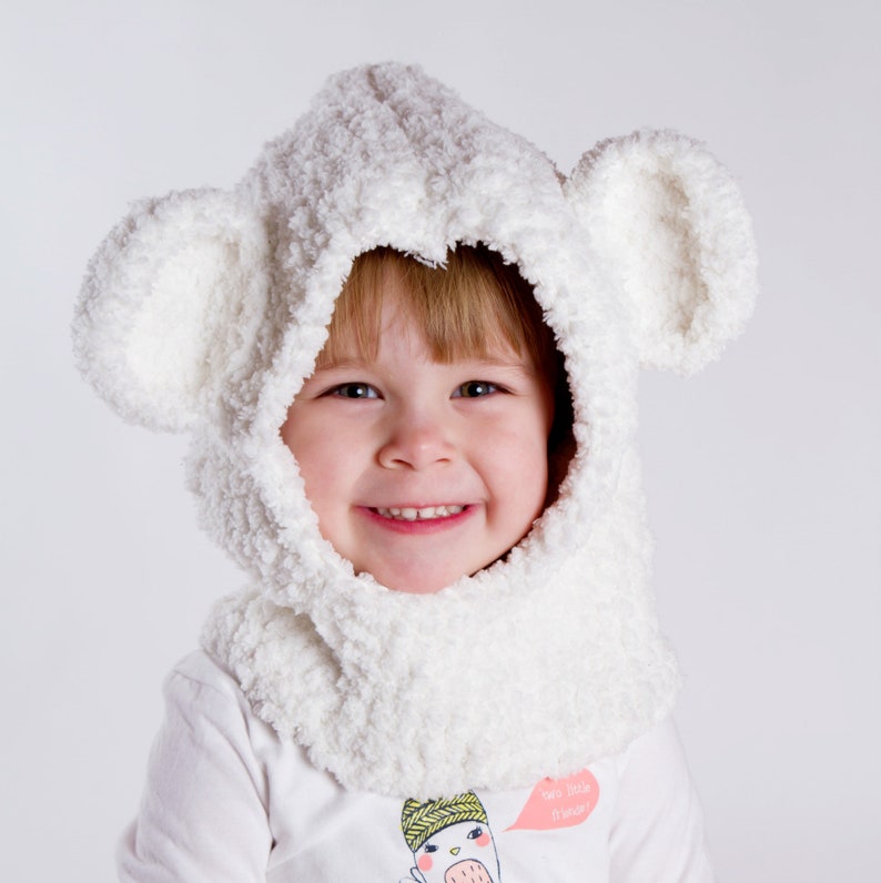 Basic Hooded Cowl Crochet Pattern for Baby Toddler Child - Etsy