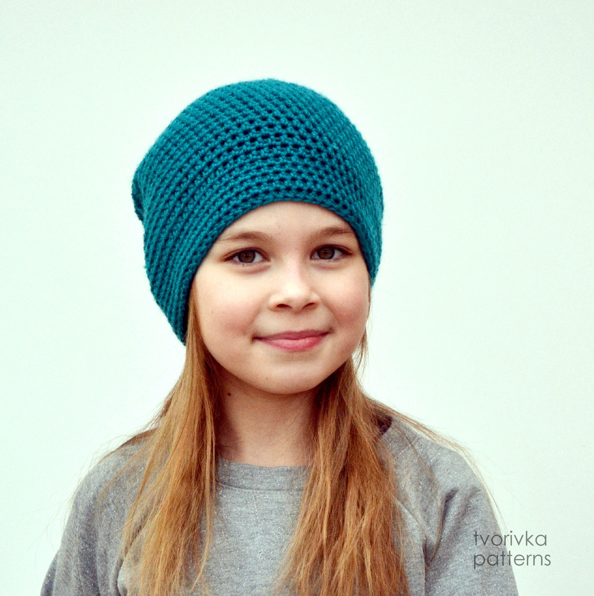 Crochet Basic Slouchy Hat Pattern - Etsy