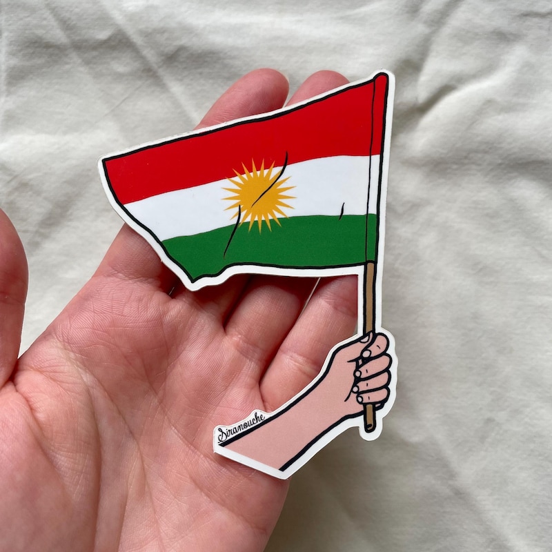 Kurdistan flagge aufkleber - Etsy.de