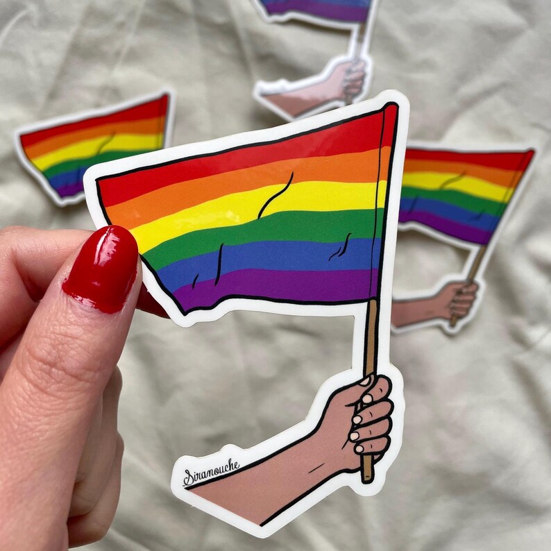 LGBTQ+ Flag Sticker - Premium Vinyl - Etsy