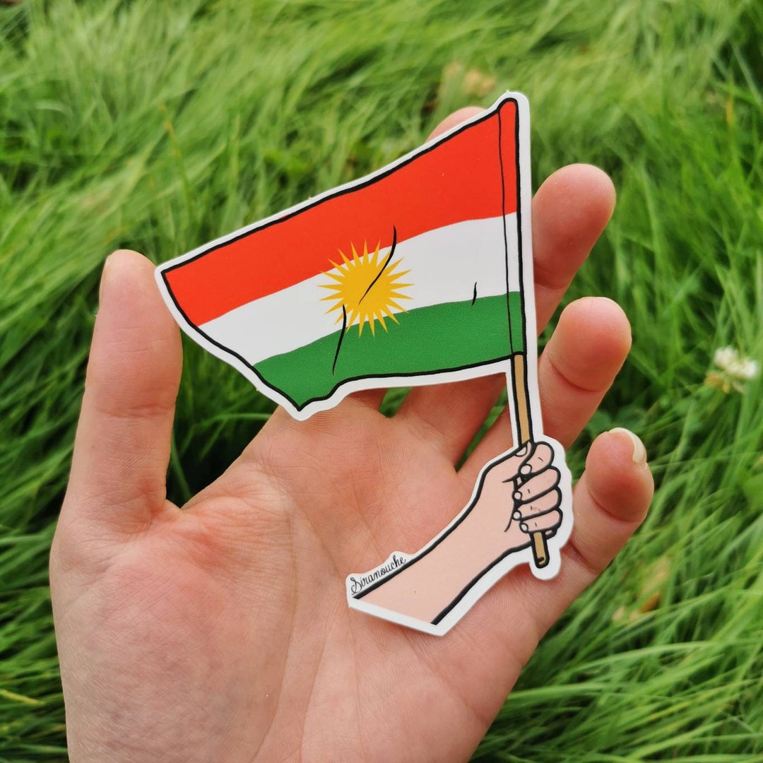 Flag of Kurdistan Sticker High Quality Resistant Handmade - Etsy