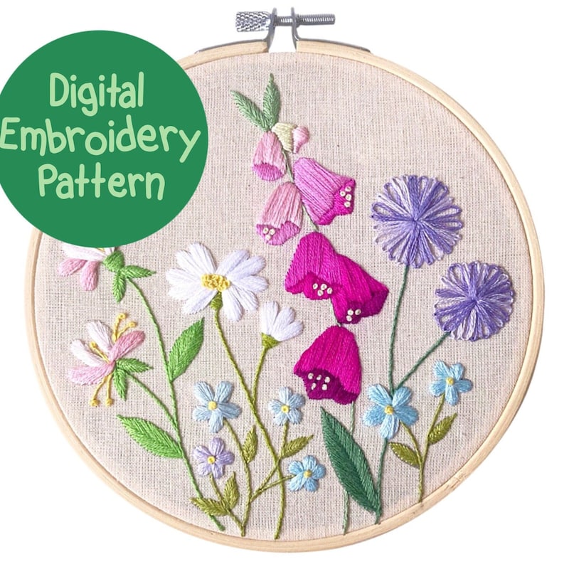 Hand Embroidery Patterns - Etsy