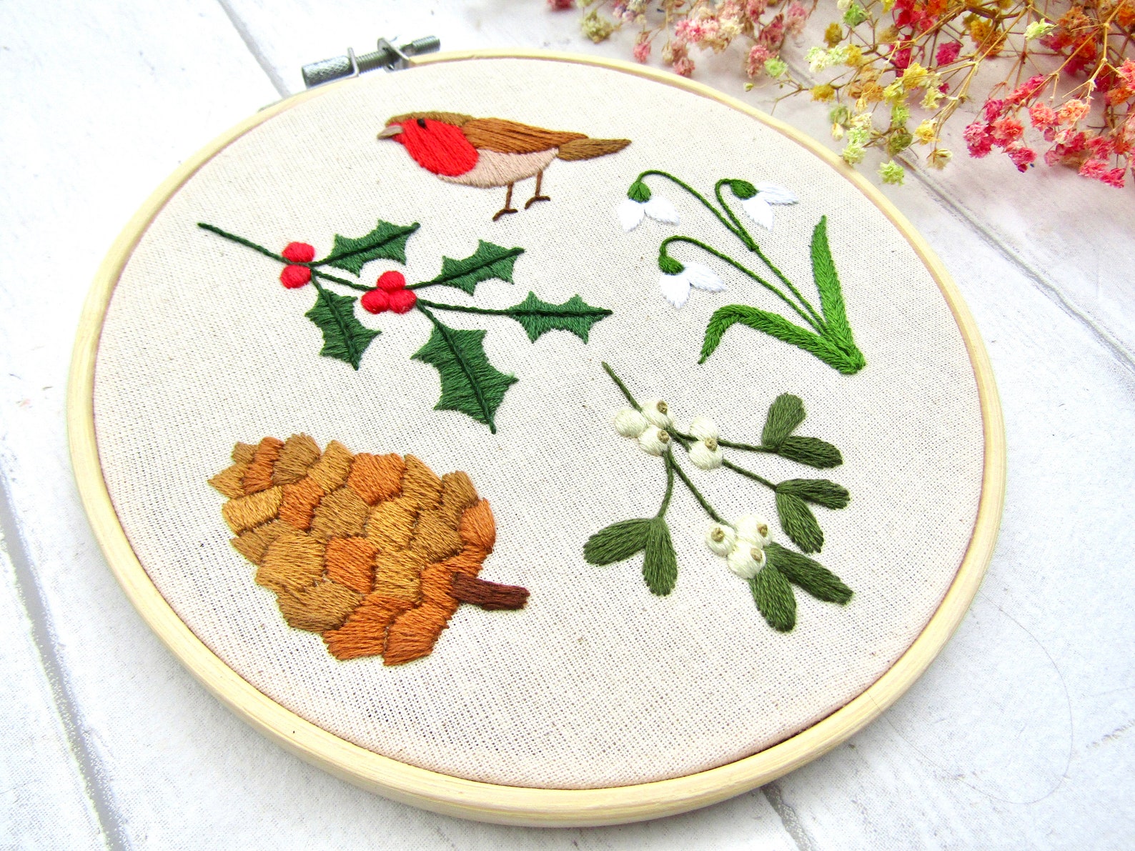 Seasons Embroidery Pattern 4 PDF Nature Embroidery Patterns - Etsy