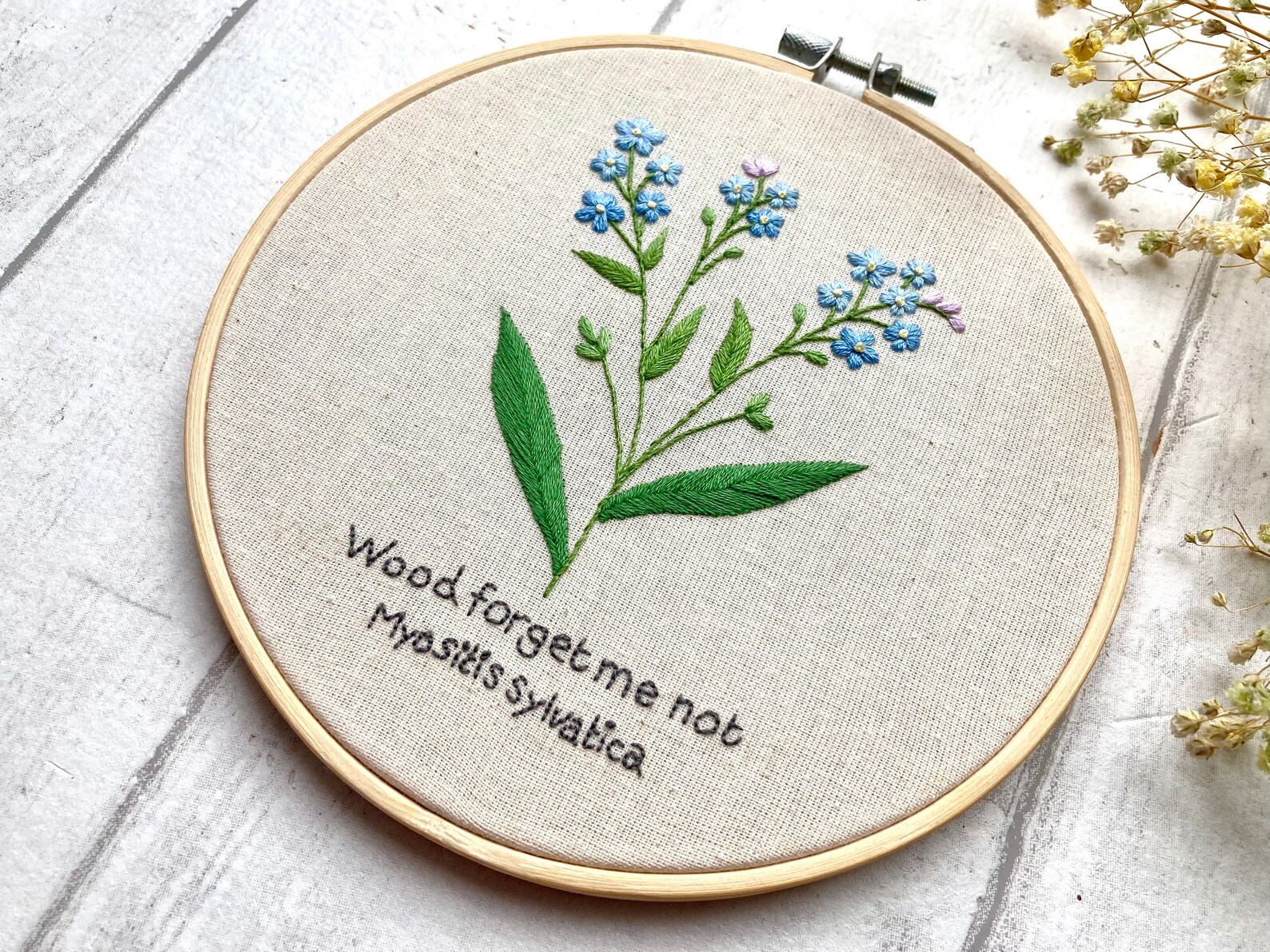 Wildflower Embroidery Pattern Floral Hand Embroidery Design - Etsy