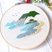 Coast Landscape Embroidery Pattern, Coastal Scene Hand Embroidery ...