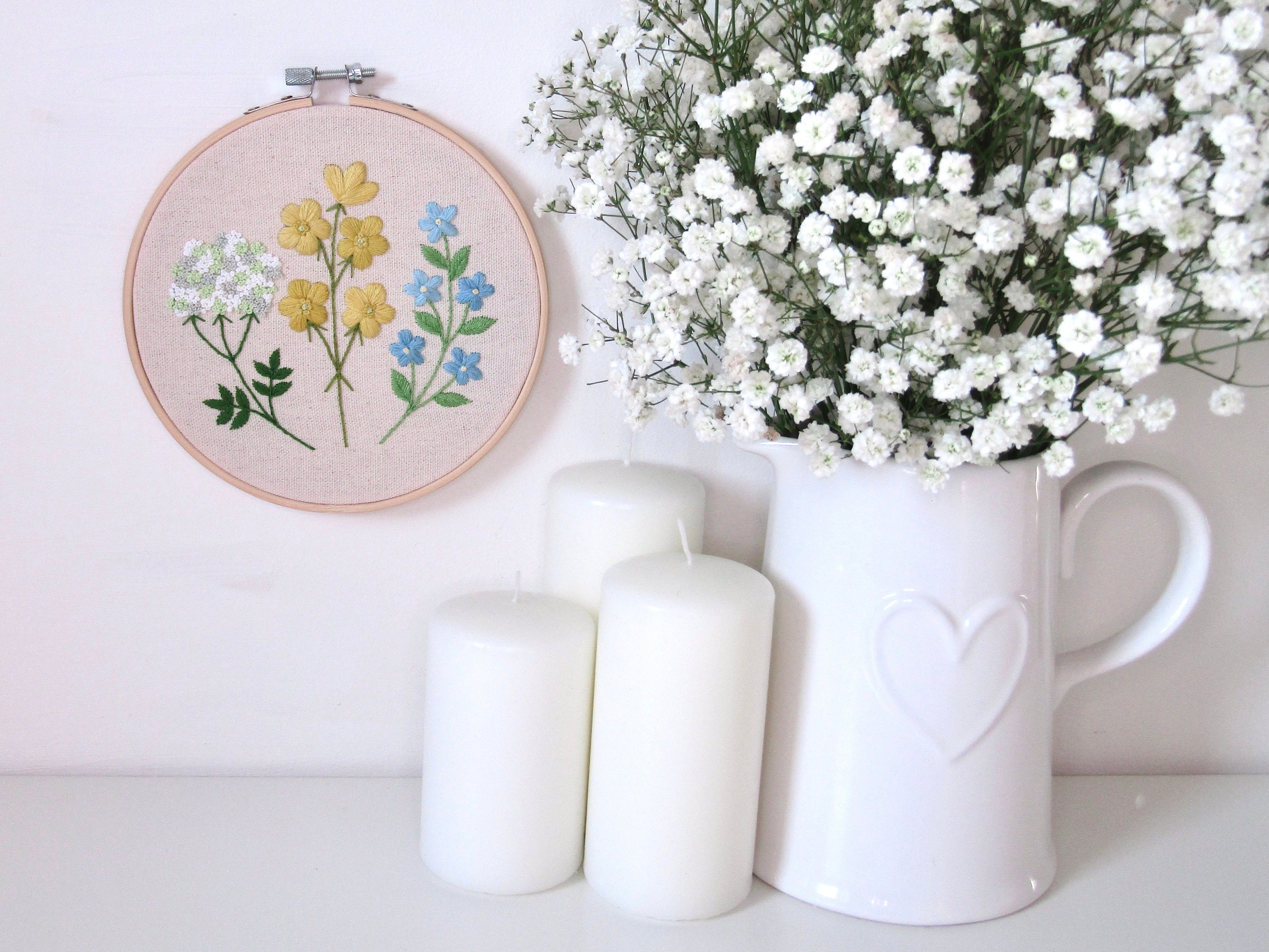 Wildflower Hand Embroidery Pattern Embroidery Design Floral - Etsy