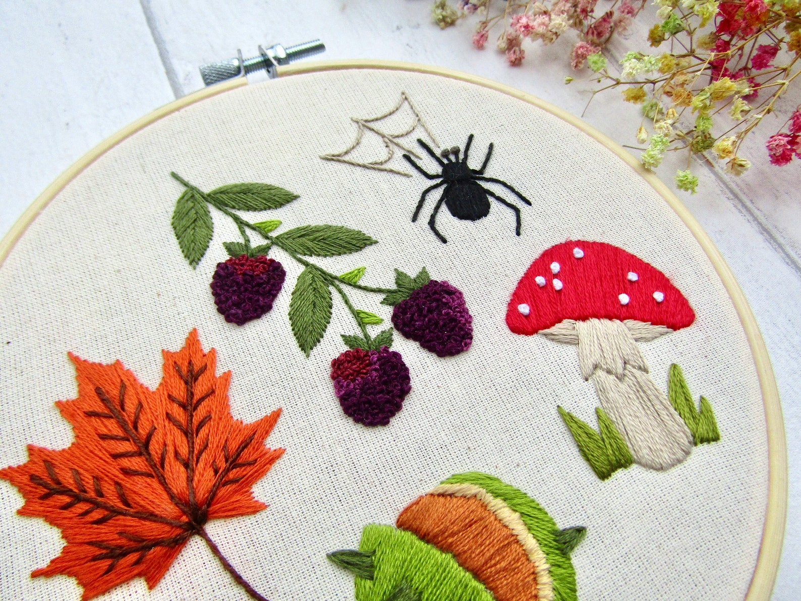 Seasons Embroidery Pattern 4 PDF Nature Embroidery Patterns - Etsy