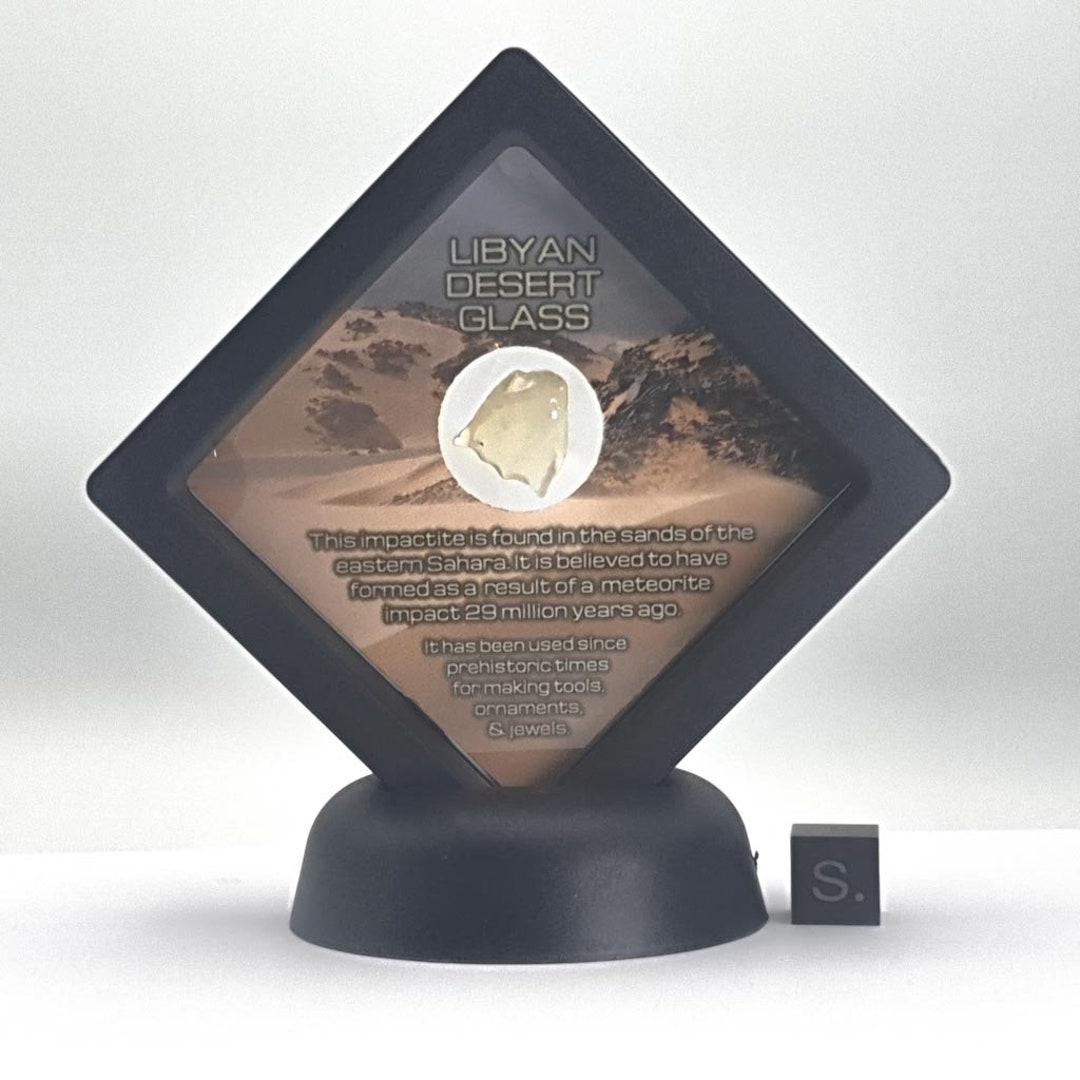 Libyan Desert Glass Fragment Authenticity Guaranteed IMCA5751 GMA G0010 ...