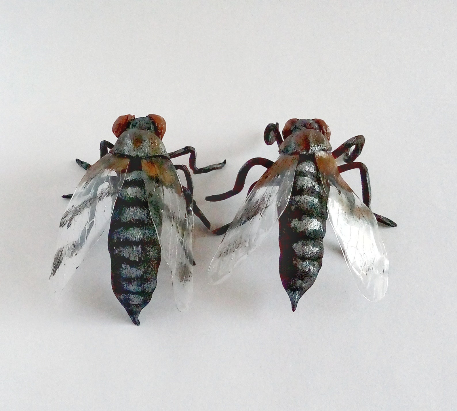 Fake realistic fly insects. A gift for an bug lover. Halloween | Etsy