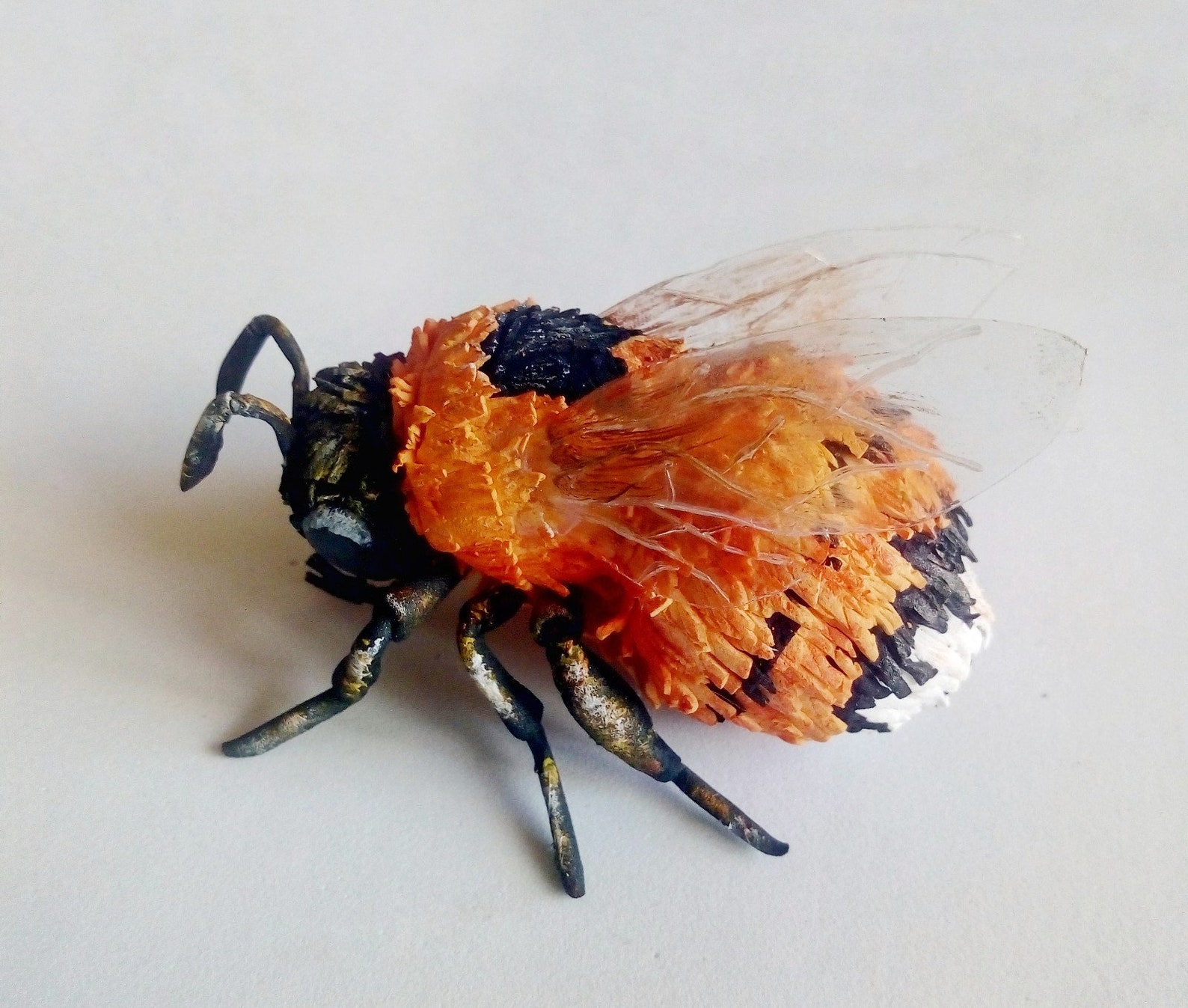 Fake bumblebee figurine is a gift for bee lover insects | Etsy