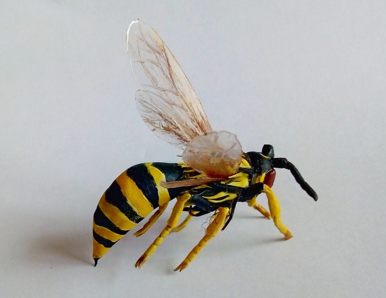 Fake hornet figurine is a gift for a lover of wasps bees | Etsy