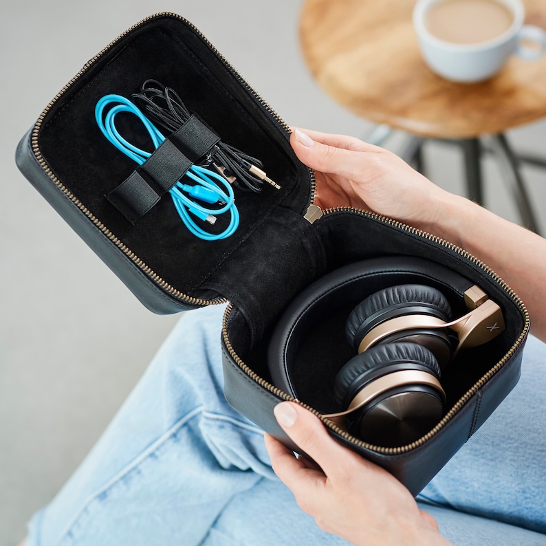 Personalised Leather Technology Storage Box - Perfect Luxury Christmas ...