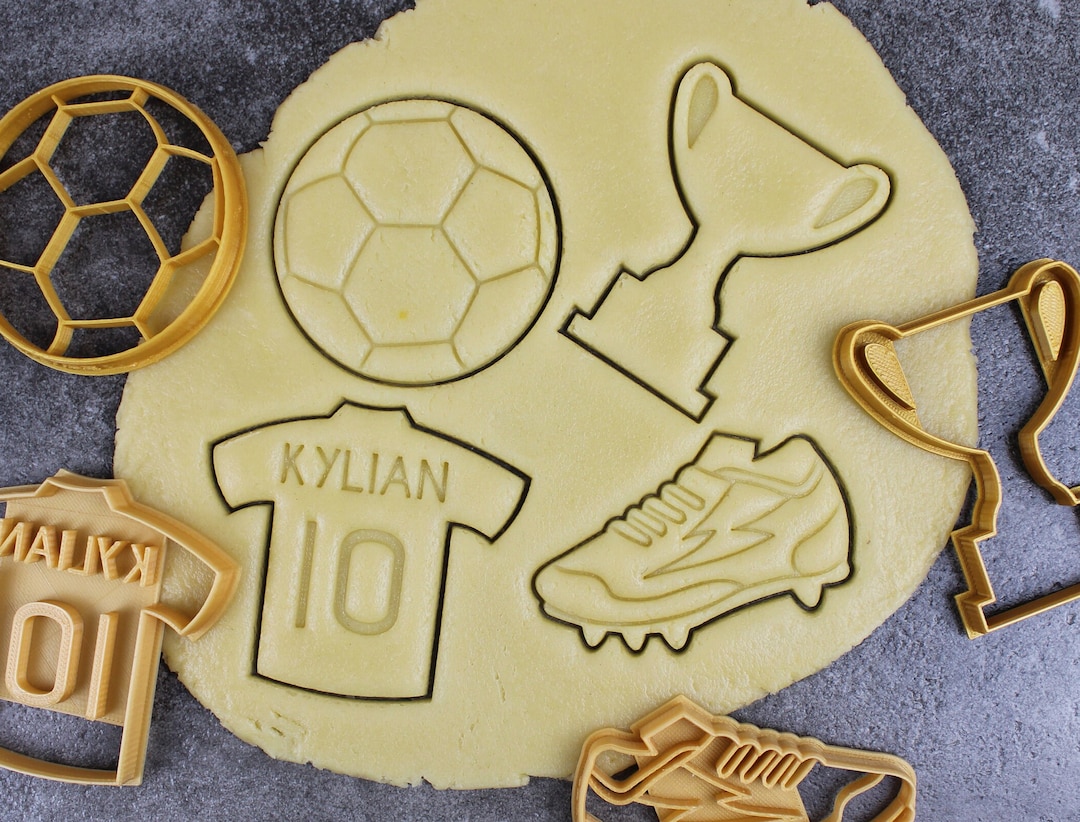 Football-themed Cookie Cutters: Jersey, Cup, Cleats, Football Ball - Etsy