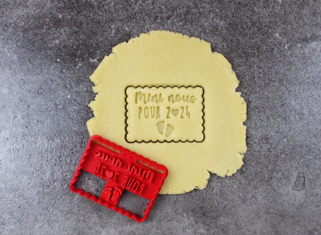 Shortbread Cookie Cutter - "mini Us for 2024" - Designed and Made for ...