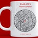 Arsenal Mug: Emirates Map - Etsy