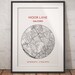 Salford City Print: Moor Lane Map - Etsy