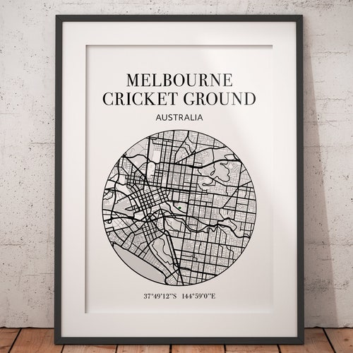 Melbourne Cricket Ground. Australian Rules Football. - Etsy