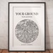 Personalised Cricket Ground Map Print / Your Cricket Stadium / - Etsy