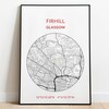Crawley Town Print: Broadfield Map - Etsy