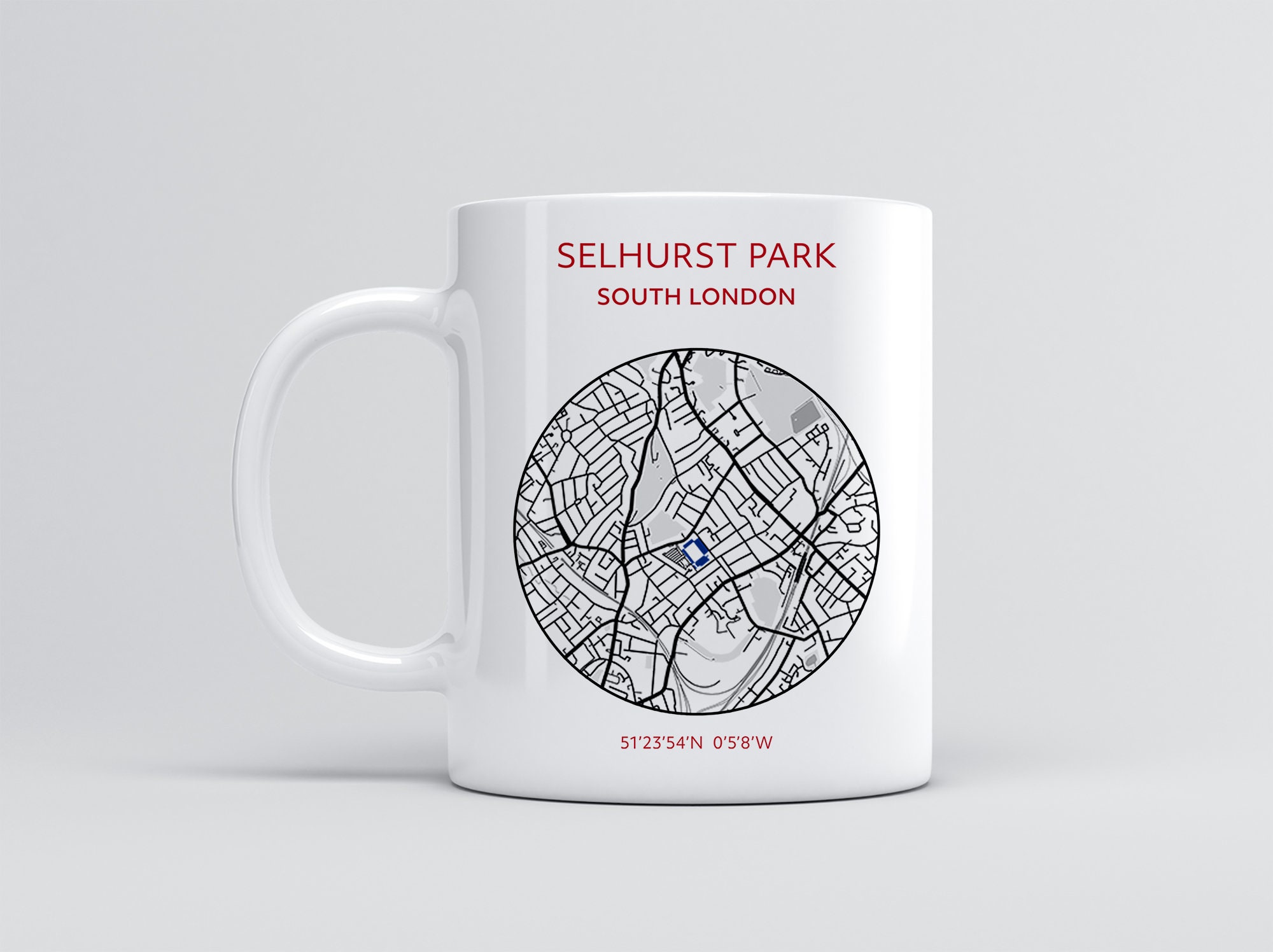 Crystal Palace Mug: Selhurst Park Map - Etsy