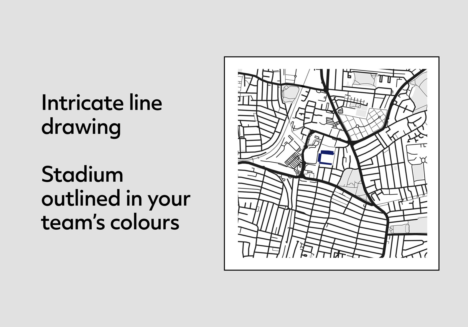Portsmouth FC Print: Fratton Park Map - Etsy