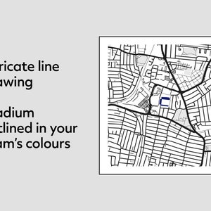 Portsmouth FC Print: Fratton Park Map - Etsy