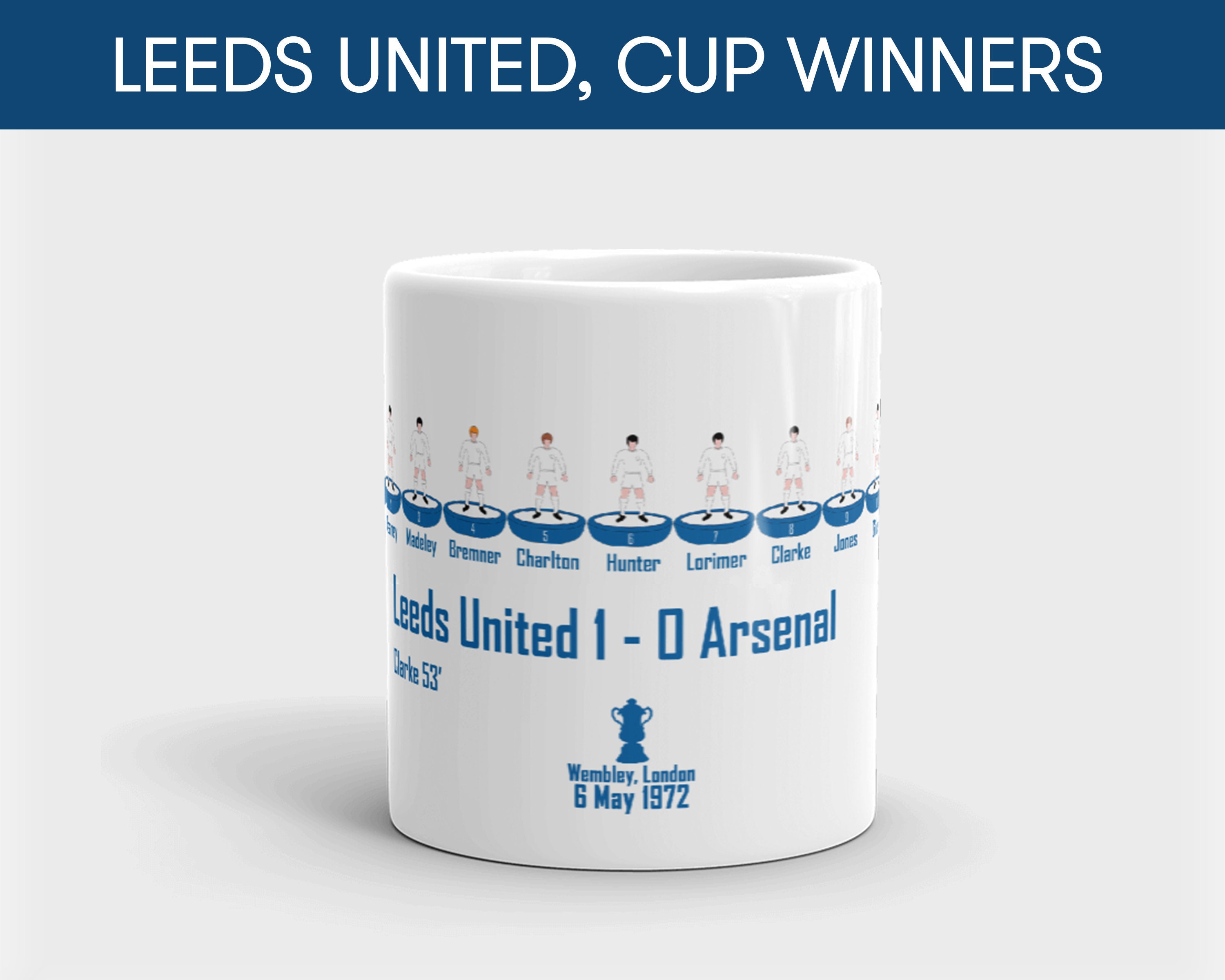 Leeds United 1972: Subbuteo Mug - Etsy