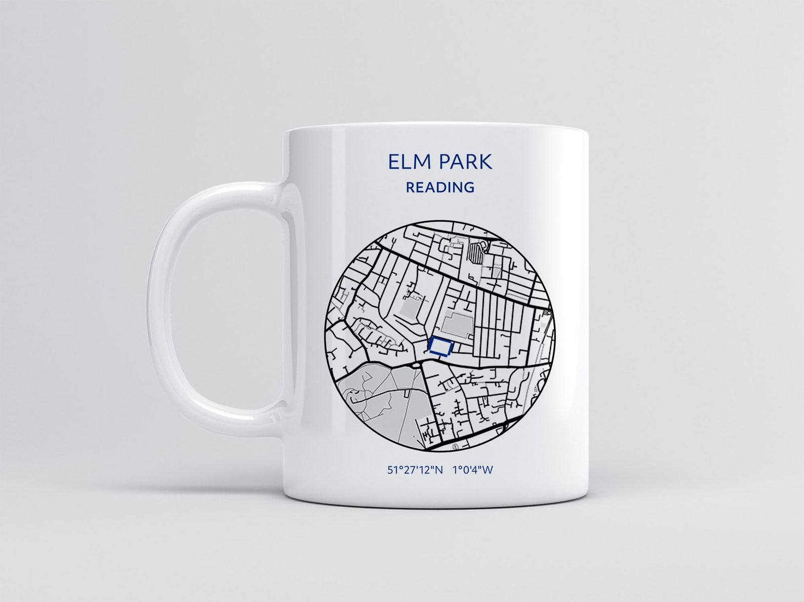 Reading FC Mug: Elm Park Map - Etsy