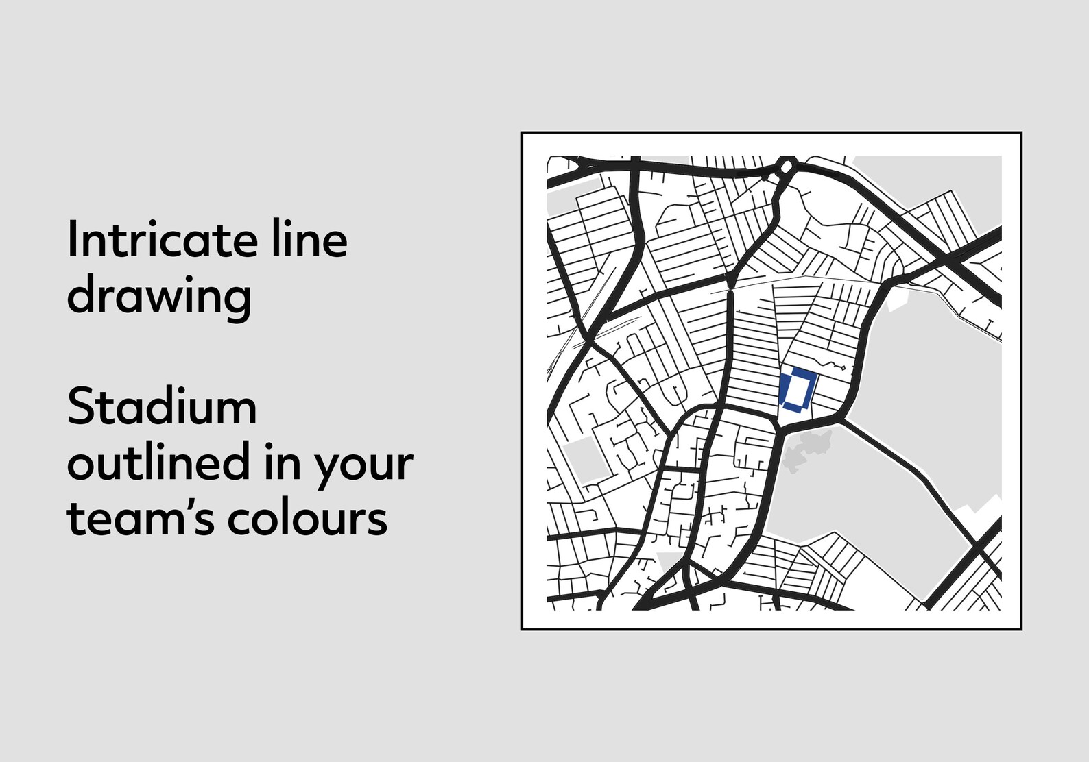 Everton Print: Goodison Park Map - Etsy