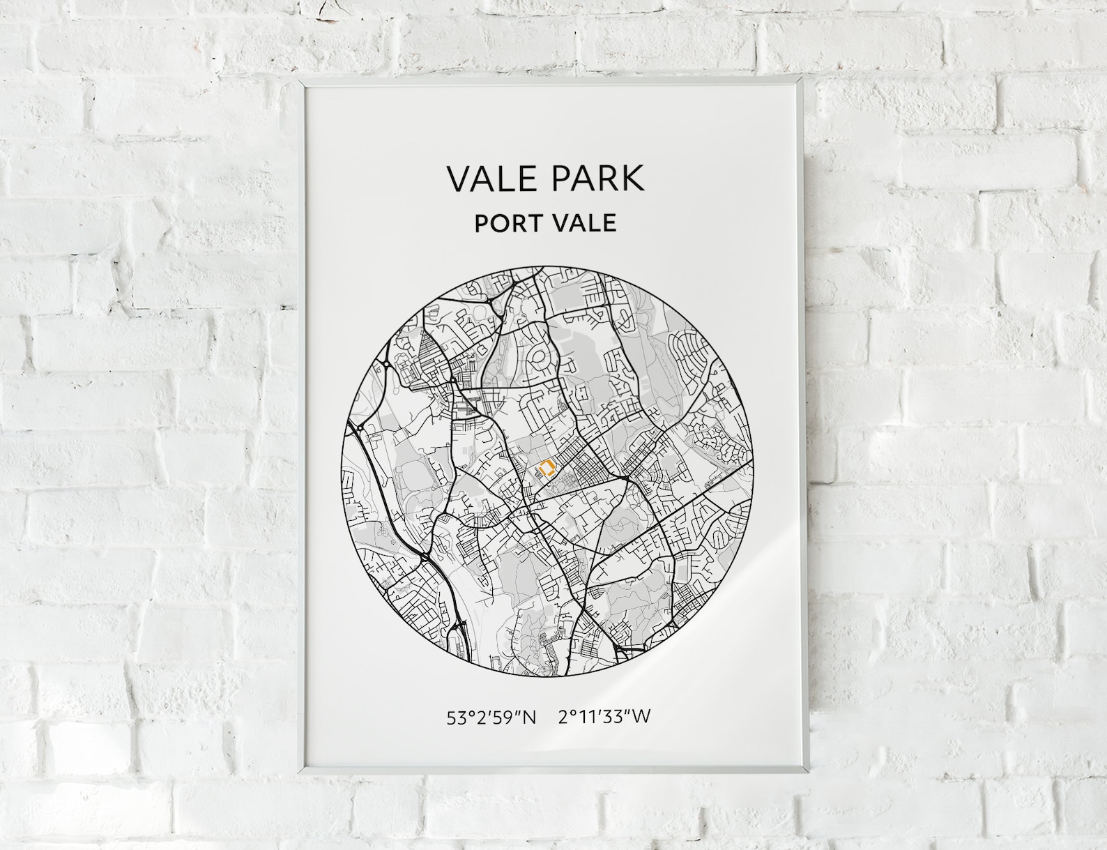 Port Vale Print: Vale Park Map - Etsy