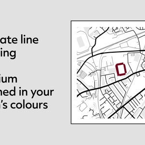 Heart of Midlothian Print: Tynecastle Park Map - Etsy
