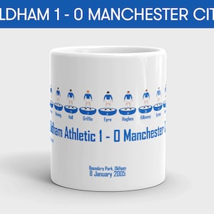Oldham Athletic 2005: Subbuteo Mug - Etsy