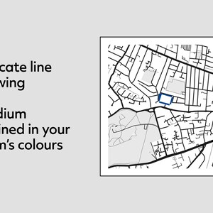 Reading FC Mug: Elm Park Map - Etsy