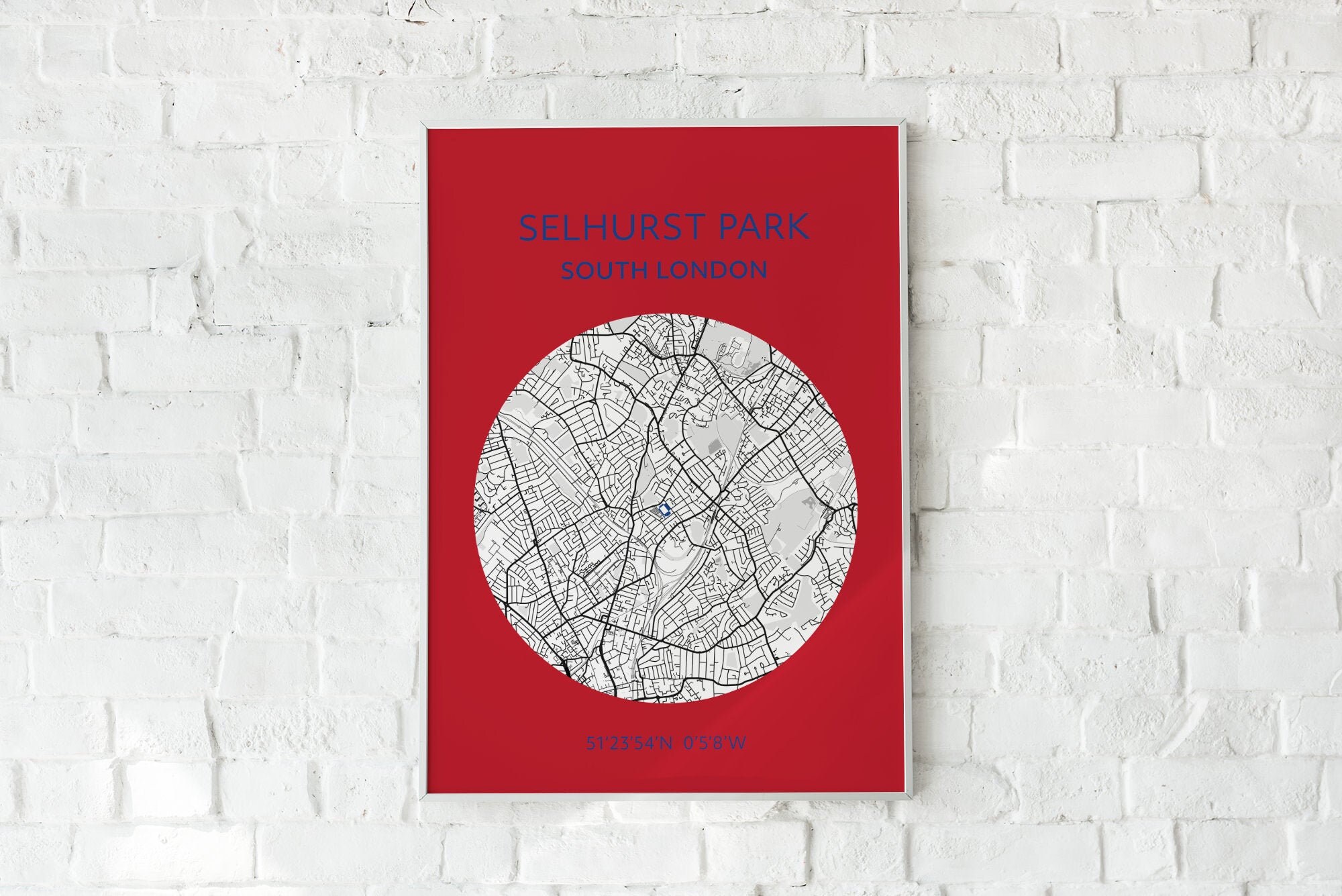 Crystal Palace Print: Selhurst Park Map - Etsy UK