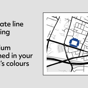 Glasgow Rangers Print: Ibrox Stadium Map - Etsy