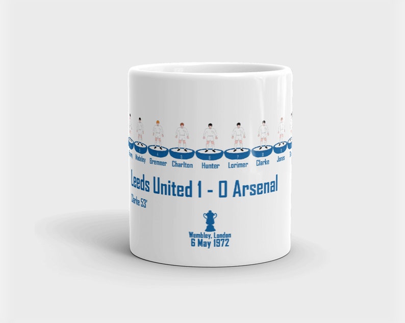 Leeds United 1972: Subbuteo Mug - Etsy
