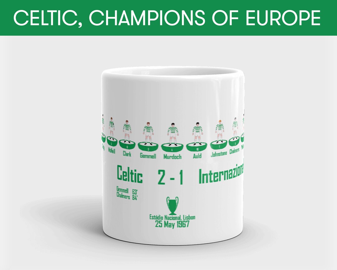 Celtic, Lisbon Lions 1967: Subbuteo Mug - Etsy