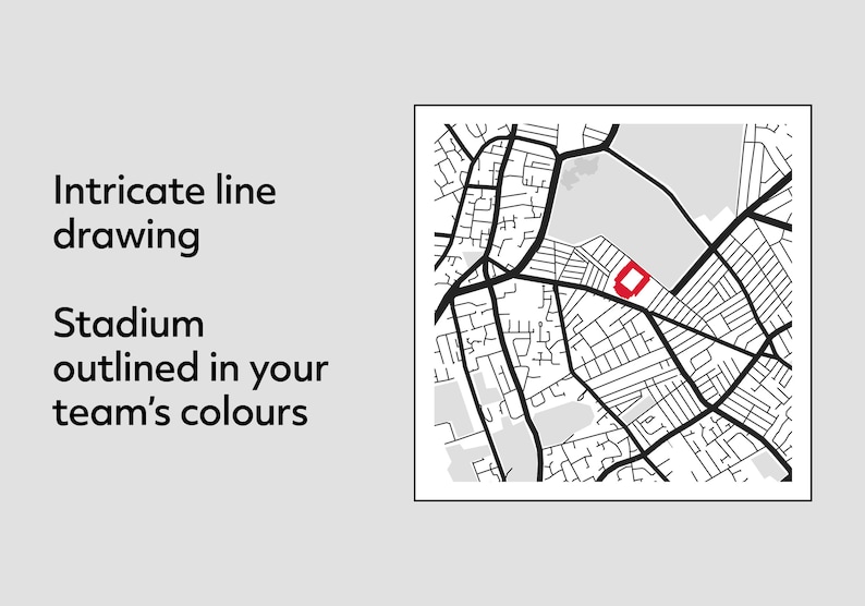 Liverpool Print: Anfield Map - Etsy