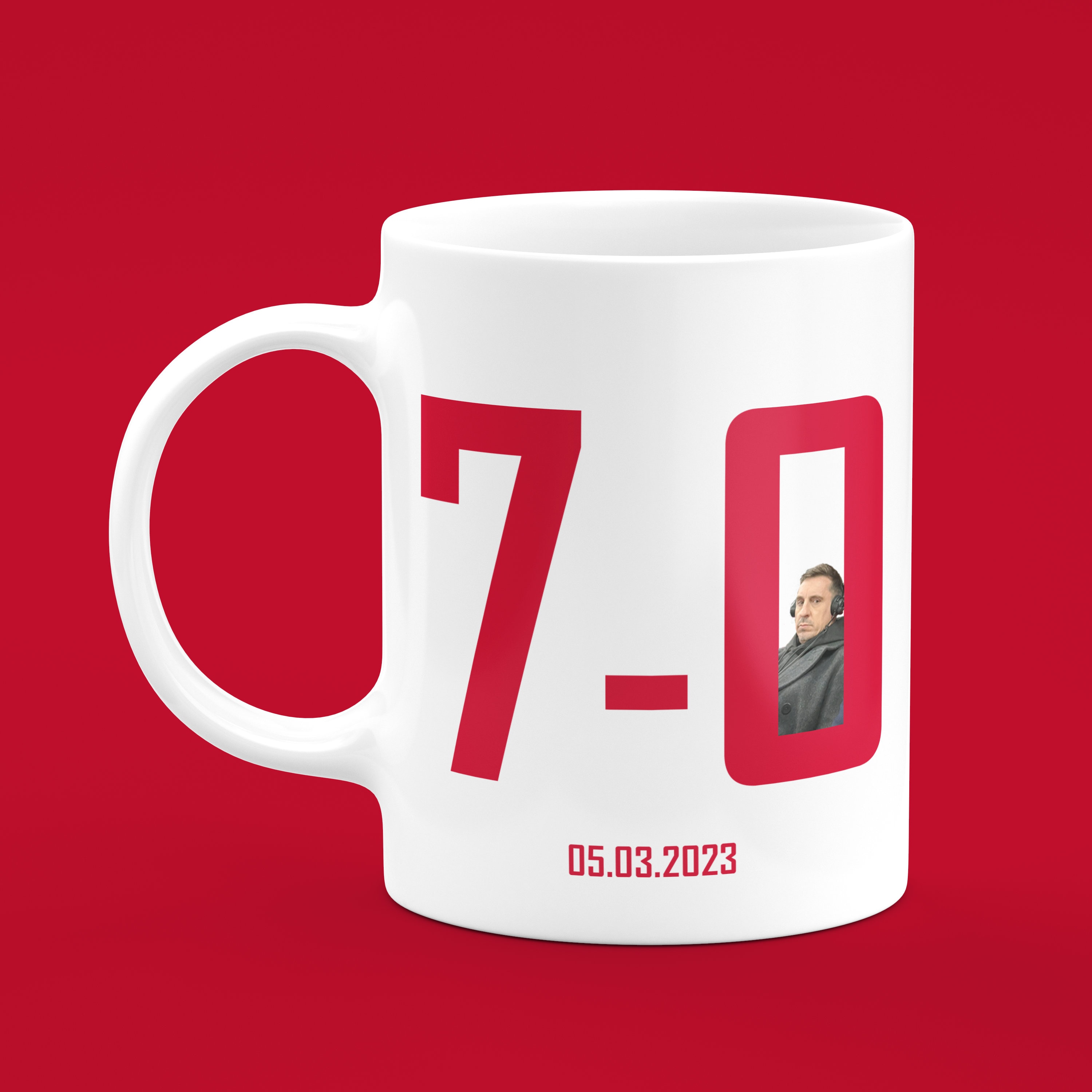 Liverpool Mug: 7-0 gary Neville - Etsy UK